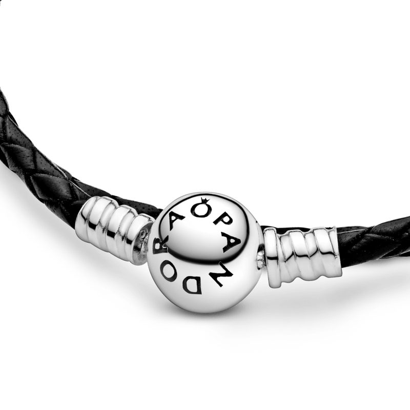 Brazalete doble de cuero negro Pandora Moments|Pandora MX - Pandora Mexico Brazalete doble de cuero negro Pandora Moments|Pandora MX - Pandora Mexico