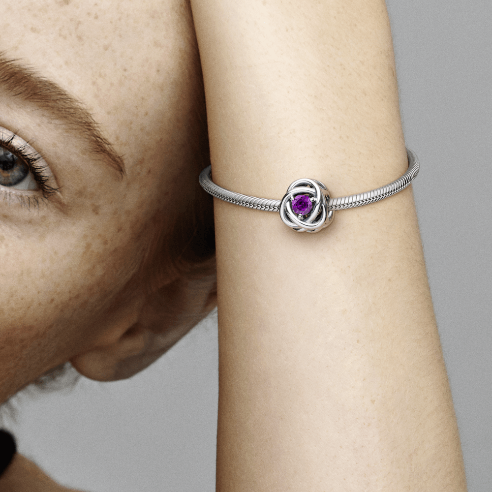 Charm Circulo Eternidad Morado Pandora Pandora Mexico