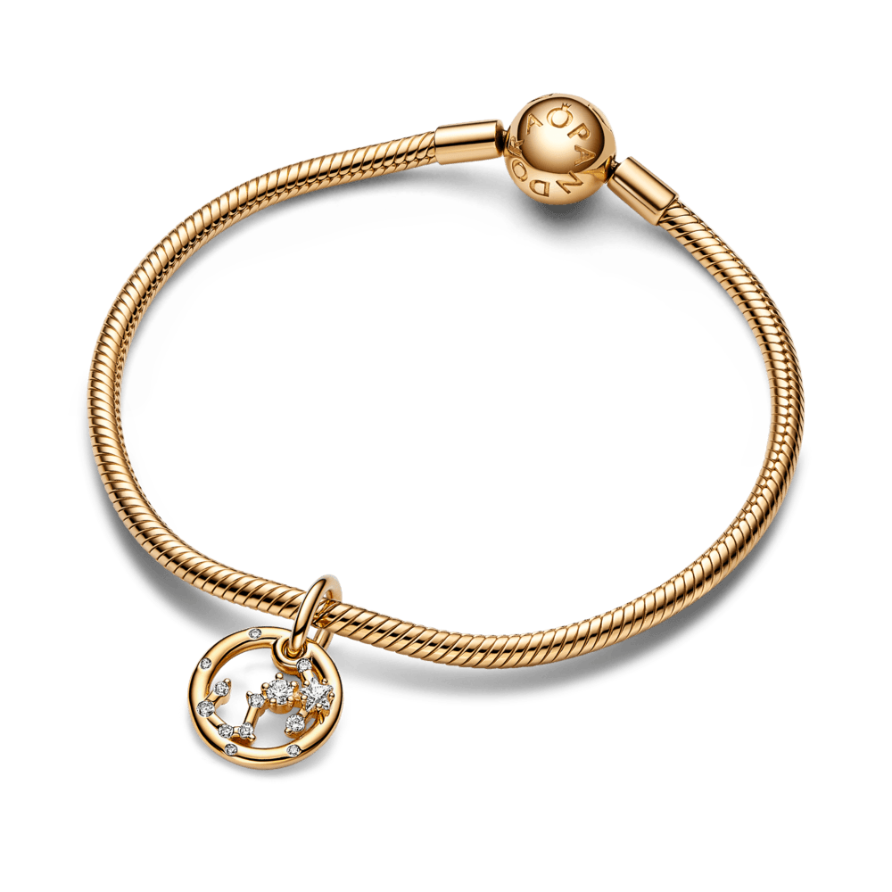 Charm Colgante Zodiaco Escorpio Recubrimiento en Oro de 14k|Pandora MX ...