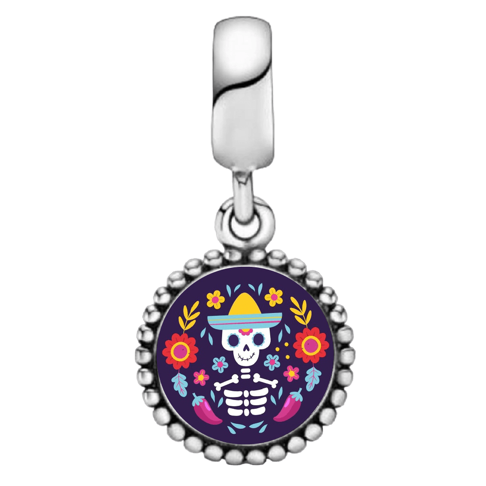 Engraving Dia de los muertos sombrero y chilis.|Pandora MX - Pandora Mexico