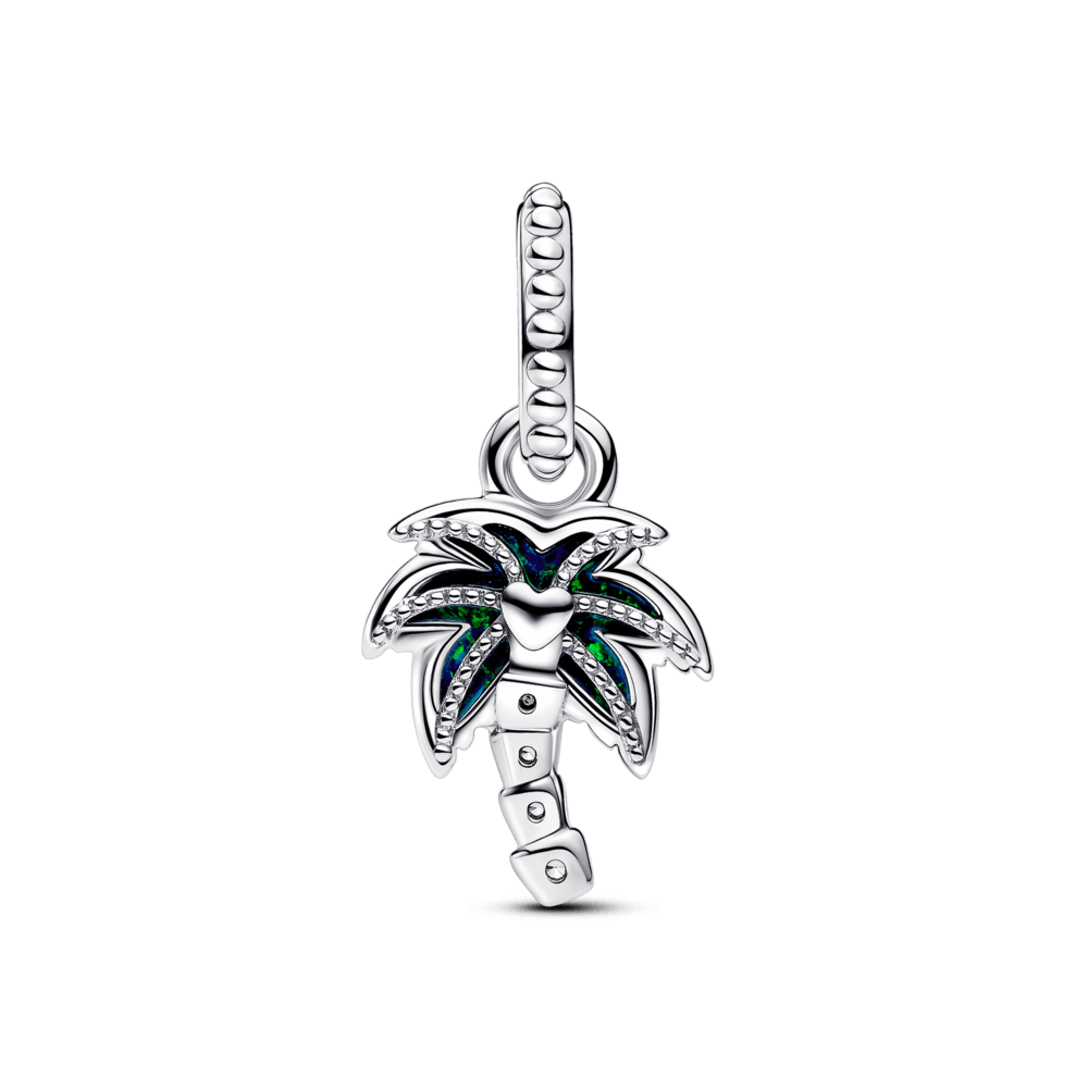 Charm Colgante Palmera Verde Opalescente - Pandora Mexico
