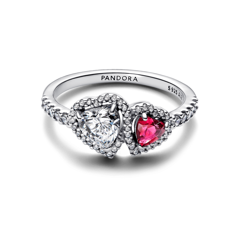 Anillo Halo Corazones |Pandora MX - Pandora Mexico