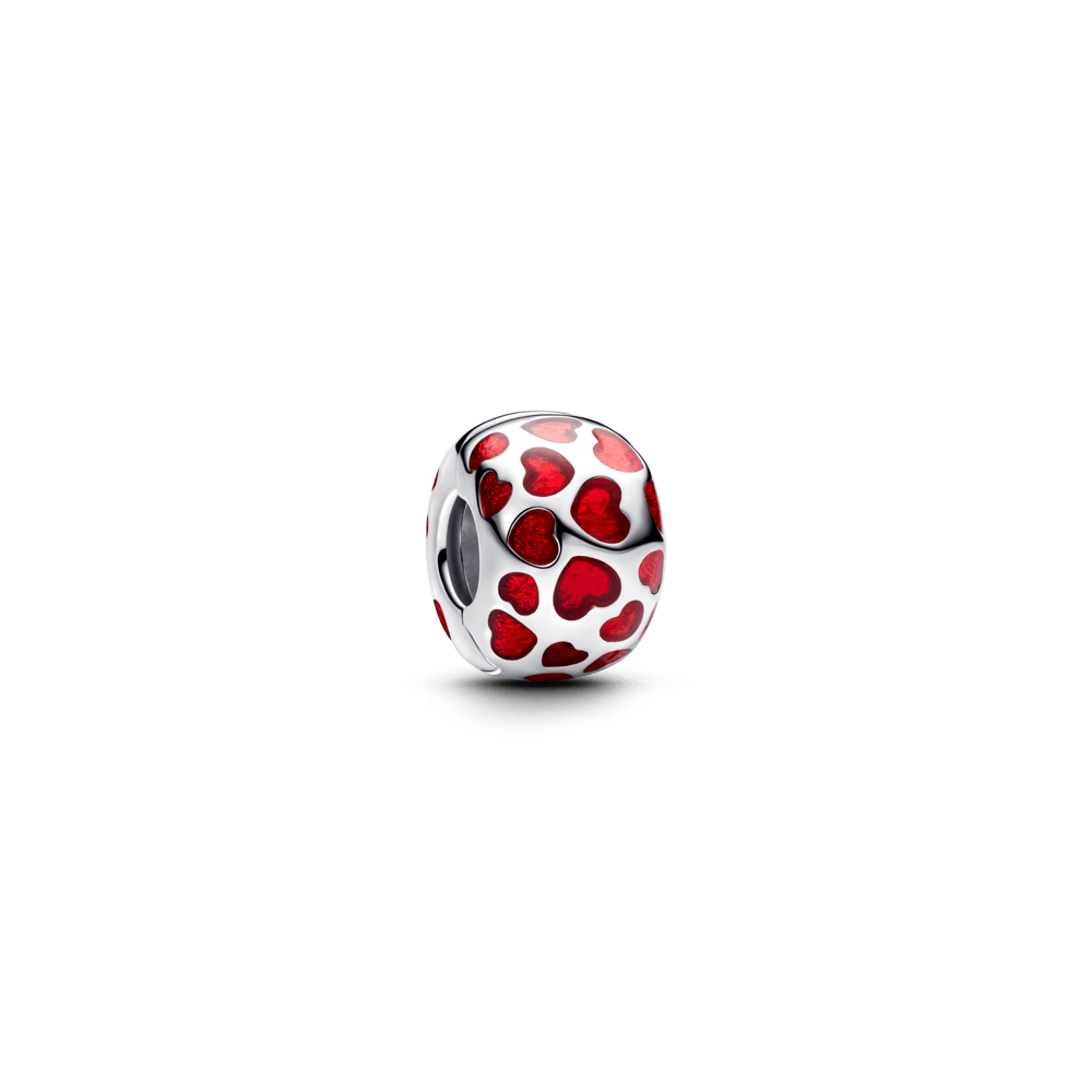 Charm de Clip Redondo Corazones |Pandora MX - Pandora Mexico