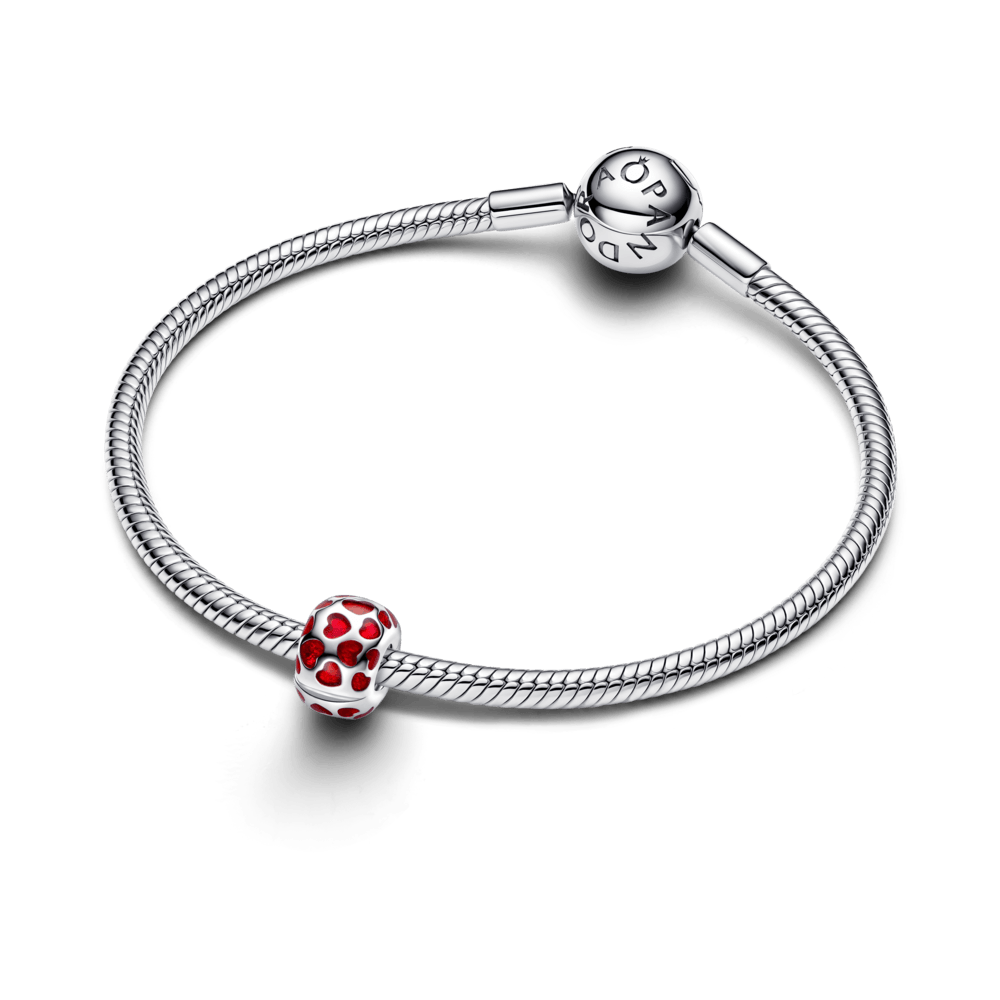 Charm de Clip Redondo Corazones |Pandora MX - Pandora Mexico