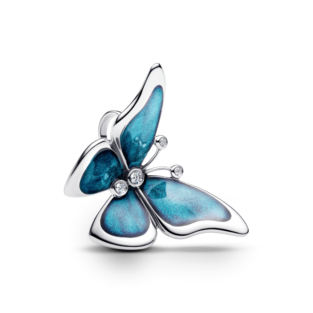 Charm Mariposa Grande Azul|Pandora - Pandora Mexico